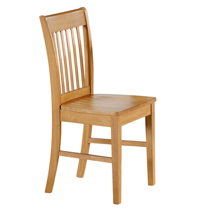 Winston Porter Carless Solid Wood Slat Back Side Chair And Reviews Wayfair